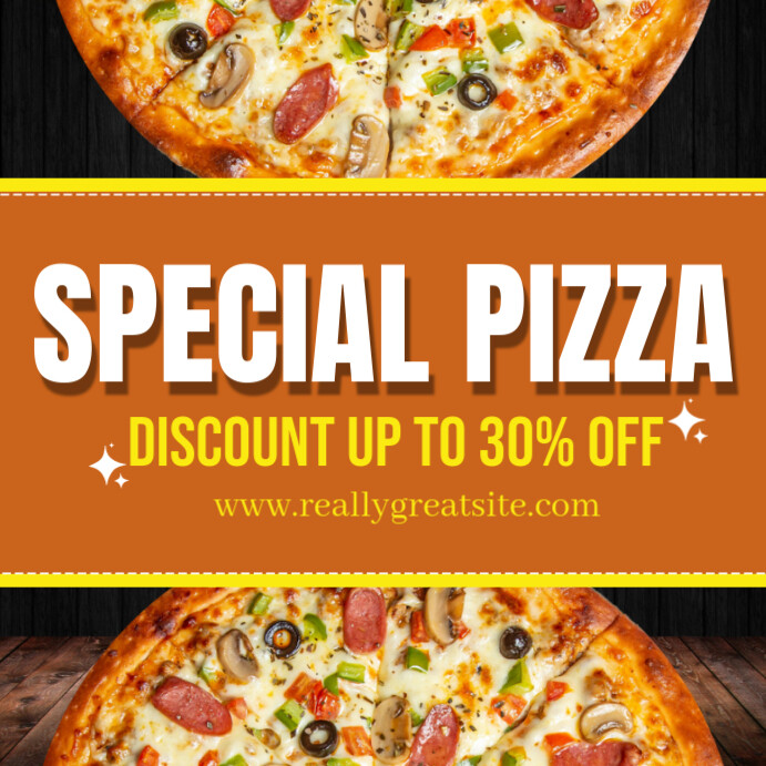 Special pizza discount offer Template | PosterMyWall