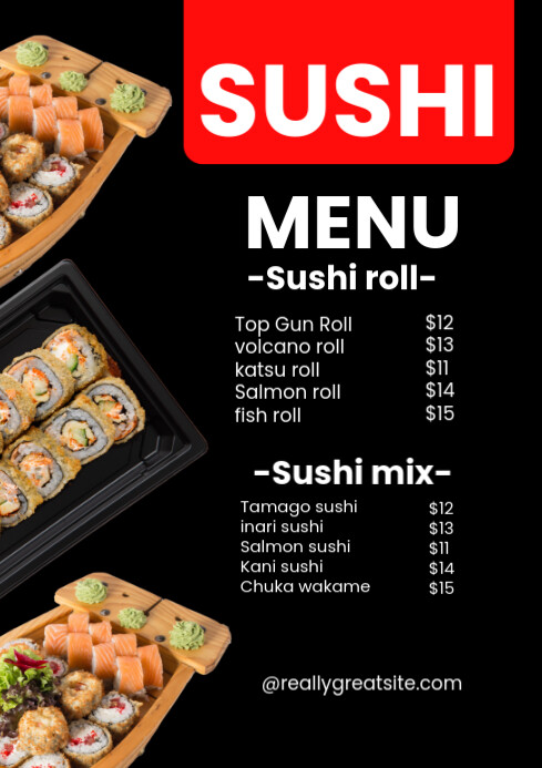 Special Restaurant Food Menu A4 Template | PosterMyWall