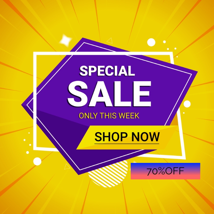 Special sale only this week Template | PosterMyWall