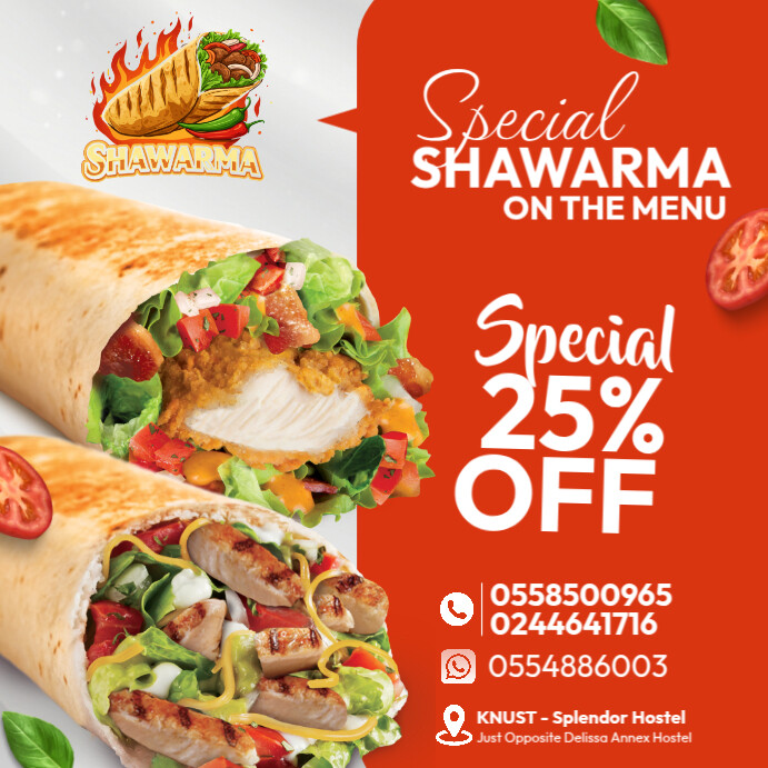 Copy of Special Shawarma Deal | PosterMyWall