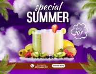 Special Summer Drink Ads Template | PosterMyWall