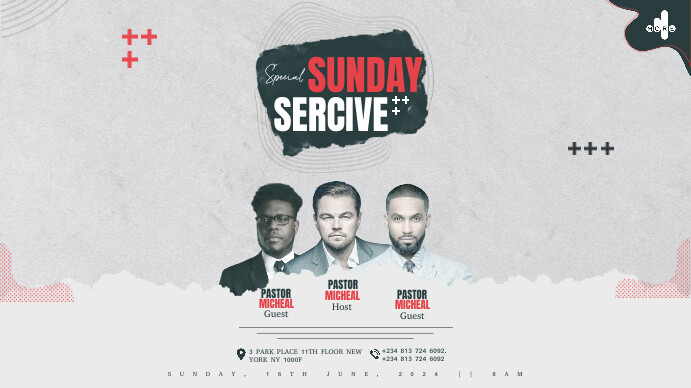 SPECIAL SUNDAY CHURCH SERVICE FLYER Template | PosterMyWall