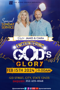 Church sunday service Template | PosterMyWall