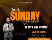 CHURCH SPECIAL SERVICE FLYER TEMPLATE | PosterMyWall