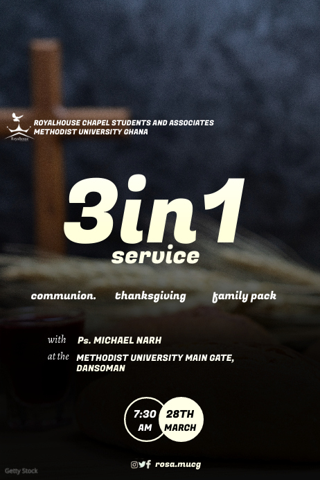 SPECIAL SUNDAY SERVICE Template | PosterMyWall