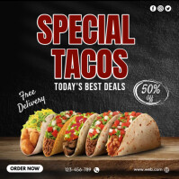 Tacos Menu Ads Template | PosterMyWall