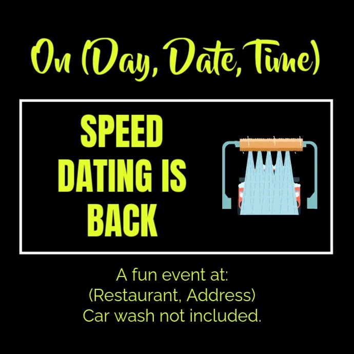 Copy of Speed Dating | PosterMyWall