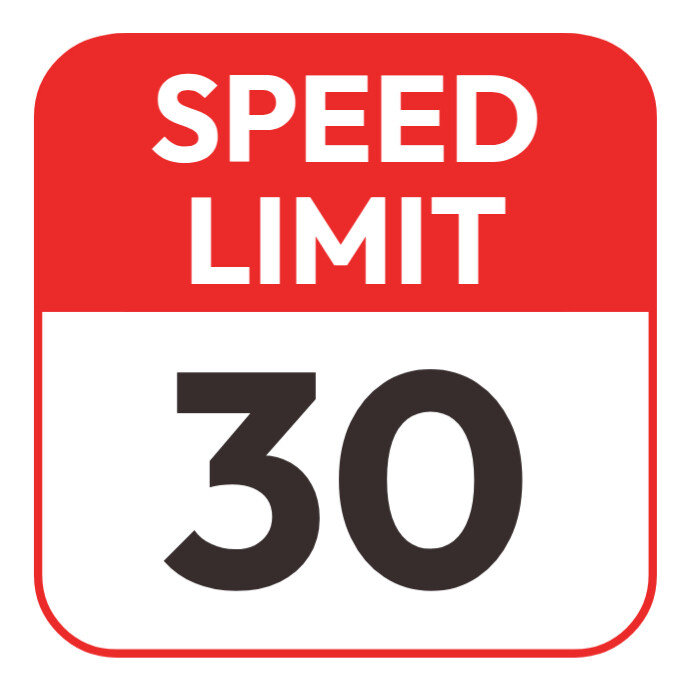 Speed limit sign Template | PosterMyWall