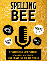 Spelling Bee Template | PosterMyWall