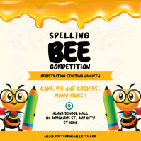 Spelling Bee Competition Template | PosterMyWall