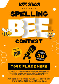 Spelling Bee Competition Template | PosterMyWall