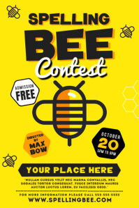 Spelling Bee Competition Template | PosterMyWall