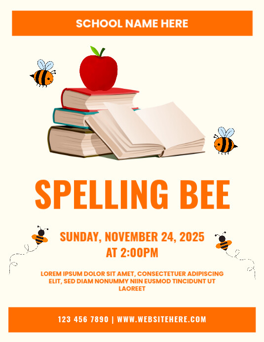 Spelling Bee Template | PosterMyWall