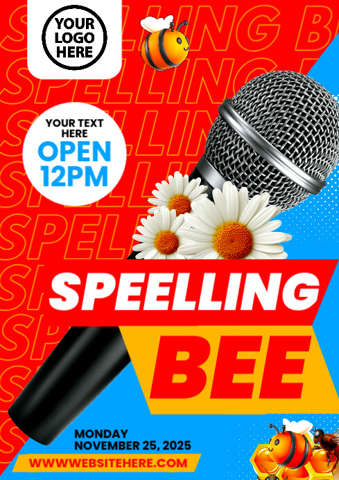 Spelling Bee Template | PosterMyWall