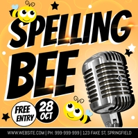 Spelling Bee Poster Template | PosterMyWall