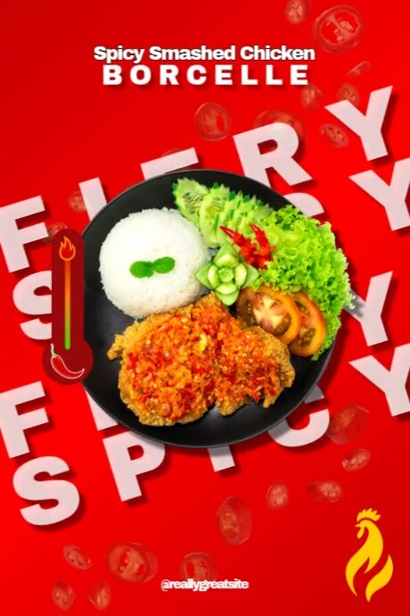 Spicy Crispy Chicken Flyer Template | PosterMyWall
