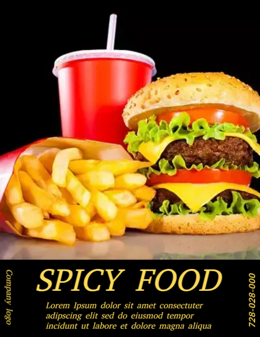 Spicy food Template | PosterMyWall