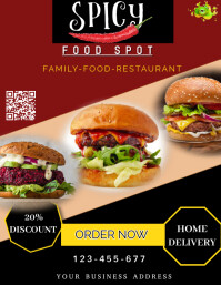 Spicy food Template | PosterMyWall