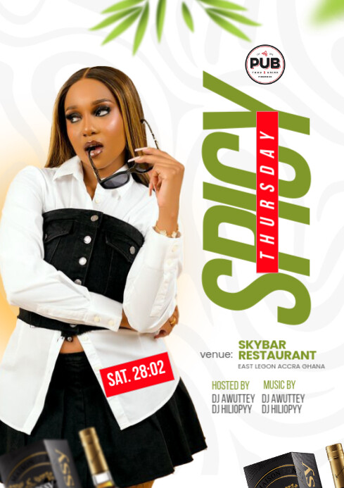 Modèle Spicy Thursday Party Design Template | PosterMyWall