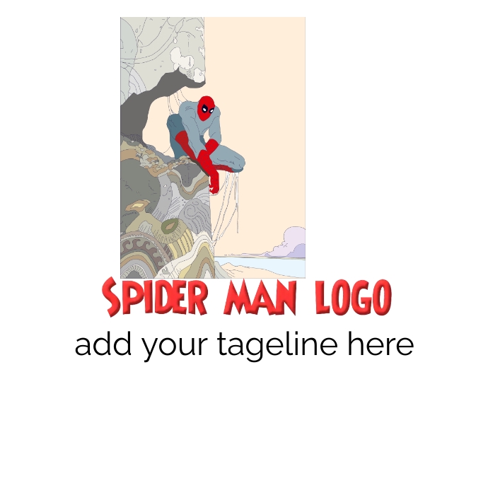 Spider man logo Template | PosterMyWall