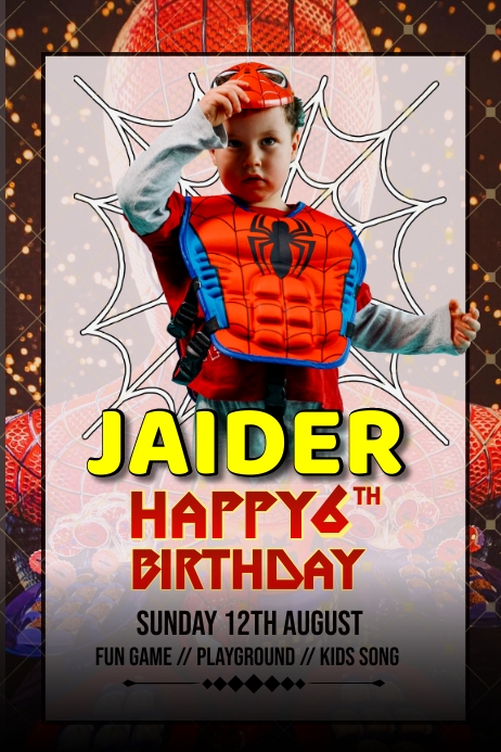 Spiderman Flyers Ads Template | PosterMyWall