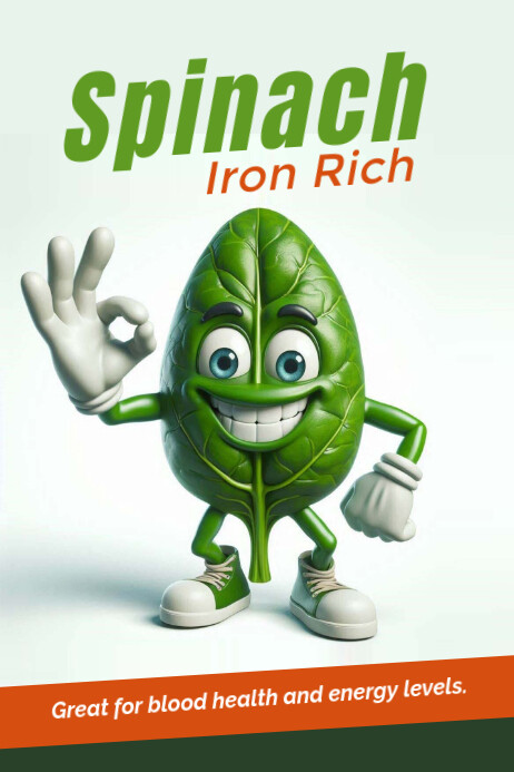 Spinach Template | PosterMyWall