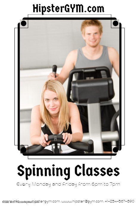 Spinning Class Template | PosterMyWall