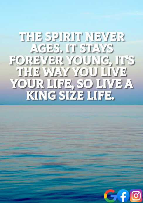 SPIRIT AND LIFE QUOTE TEMPLATE | PosterMyWall