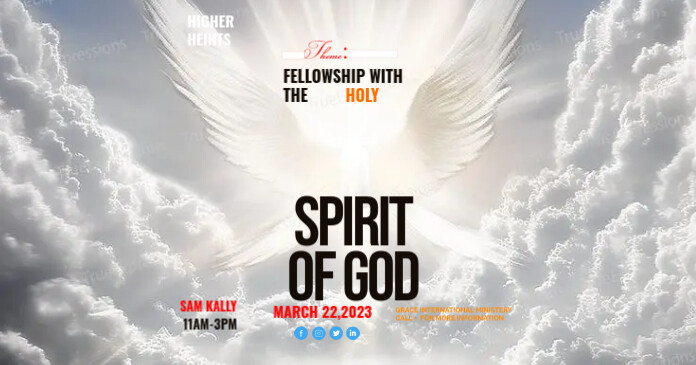 SPIRIT OF GOD Template | PosterMyWall