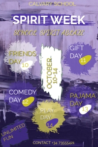 Spirit week Template | PosterMyWall