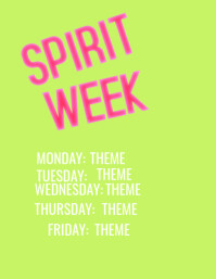 Spirit week (1) Template | PosterMyWall