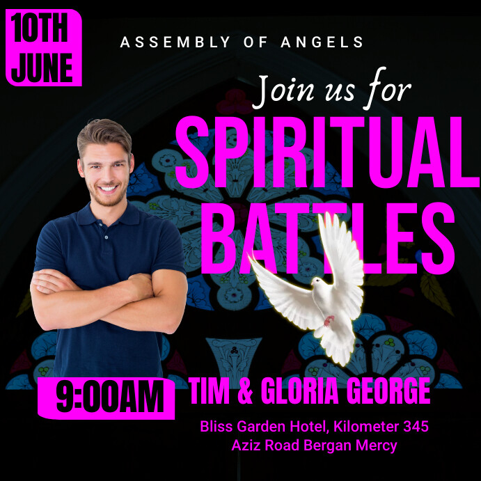 spiritual battles Template | PosterMyWall