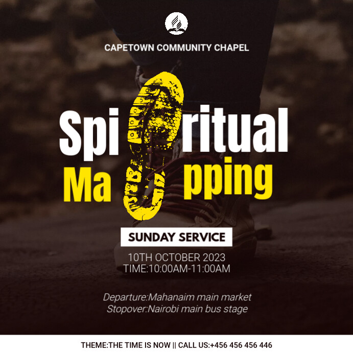 Modèle spiritual mapping flyer template (1) | PosterMyWall