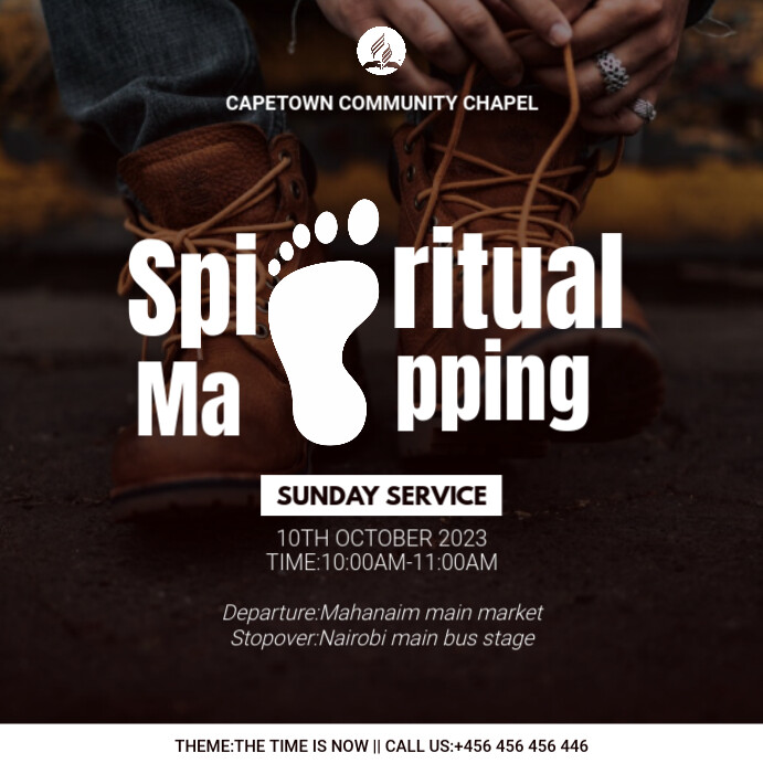 spiritual mapping flyer template | PosterMyWall