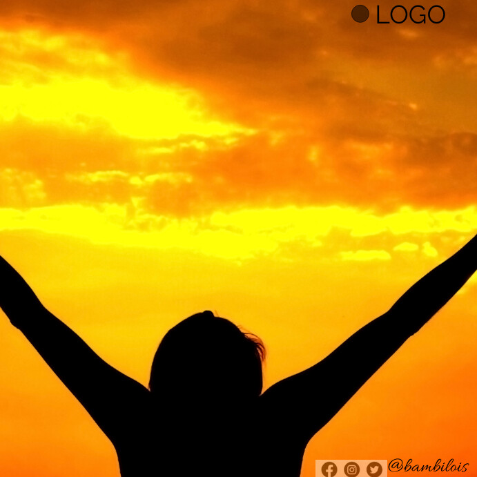 Spiritual worship prayer abstract template | PosterMyWall