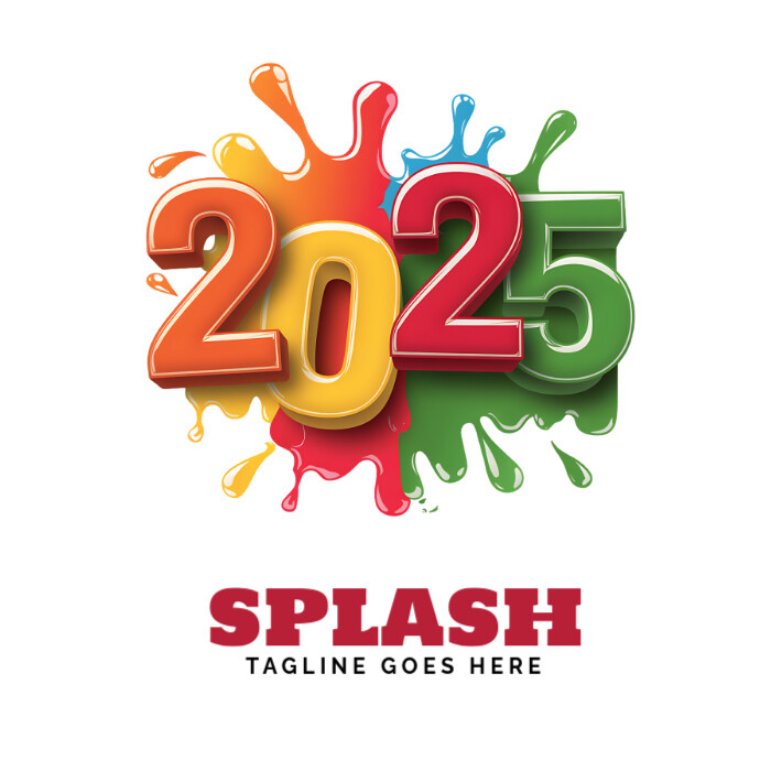 Splash 2025 Logo Template | PosterMyWall
