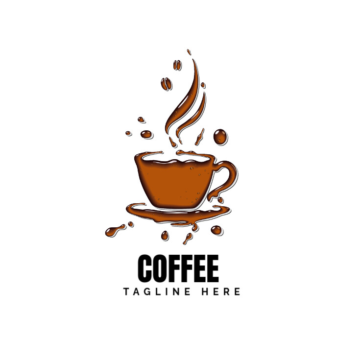 Splash coffee cup logo Template | PosterMyWall