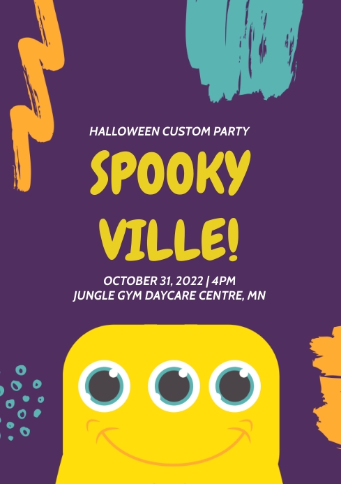 SPOKY VILLE Template | PosterMyWall