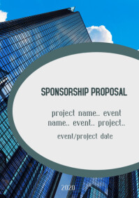 Sponsorship proposal Template | PosterMyWall