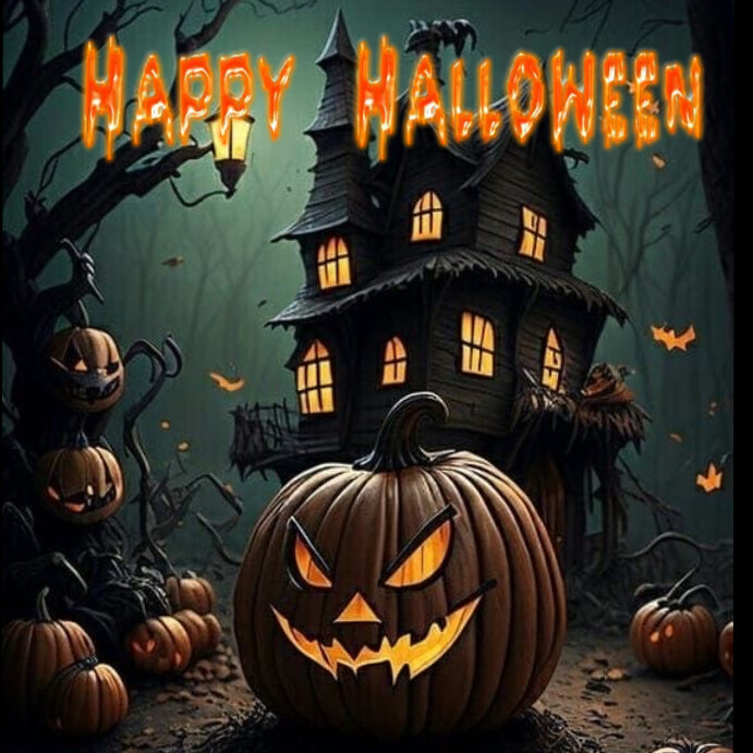 Spooky Halloween Template | PosterMyWall
