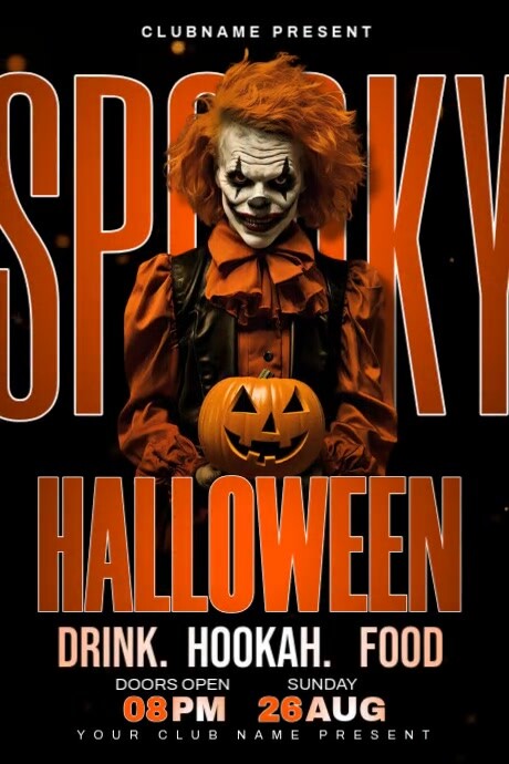 Spooky Halloween Template | PosterMyWall