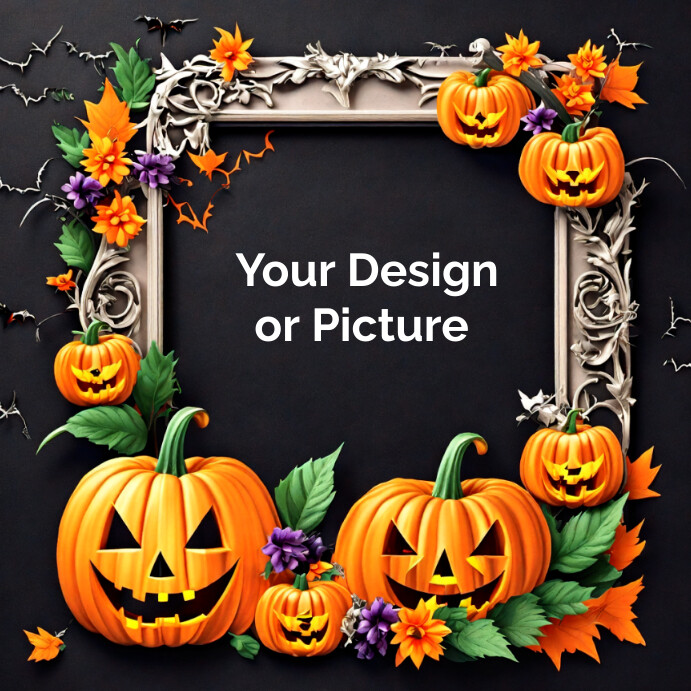 Spooky Halloween Frame Ideas Template | PosterMyWall