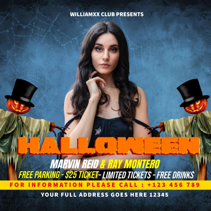 Plantilla de Spooky Halloween Party Event Ads | PosterMyWall