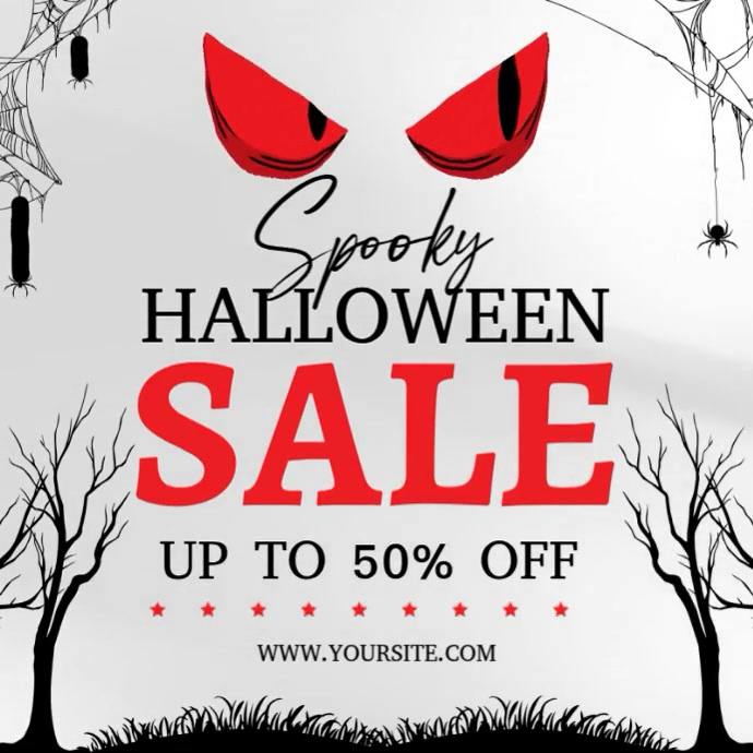 Copy of Spooky Halloween Sale Ads | PosterMyWall