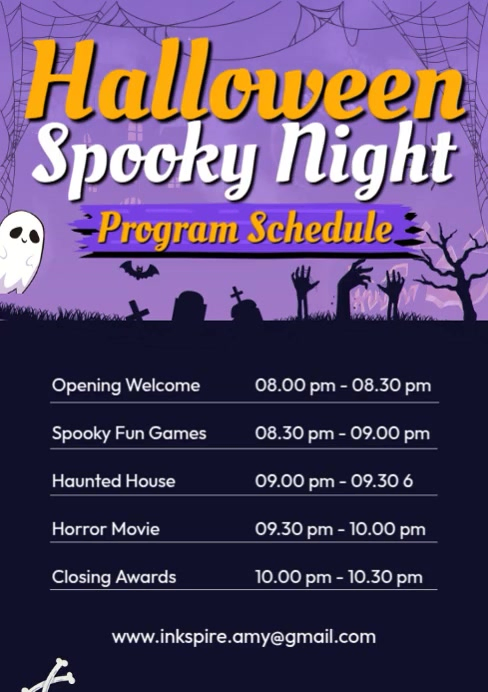 Spooky Night Event Template | PosterMyWall