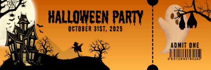 Spooky Party Coupon Template | PosterMyWall