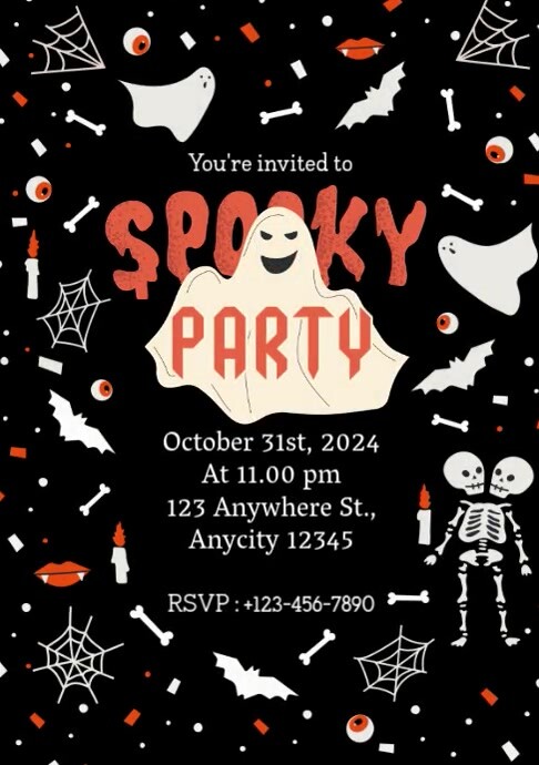 Plantilla de Spooky Party | PosterMyWall