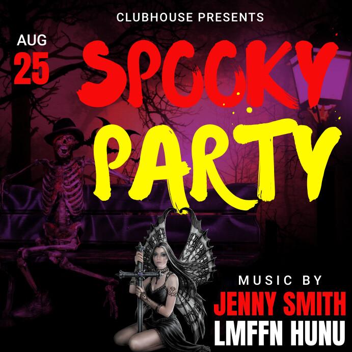 Copy of spooky party/horror night/halloween | PosterMyWall