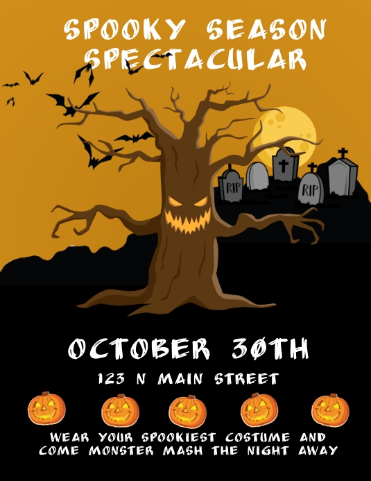 Spooky Season Invite Template | PosterMyWall