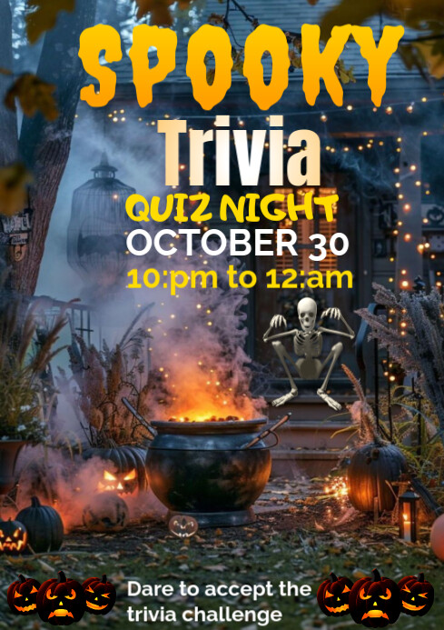 Copy of Spooky Trivia | PosterMyWall